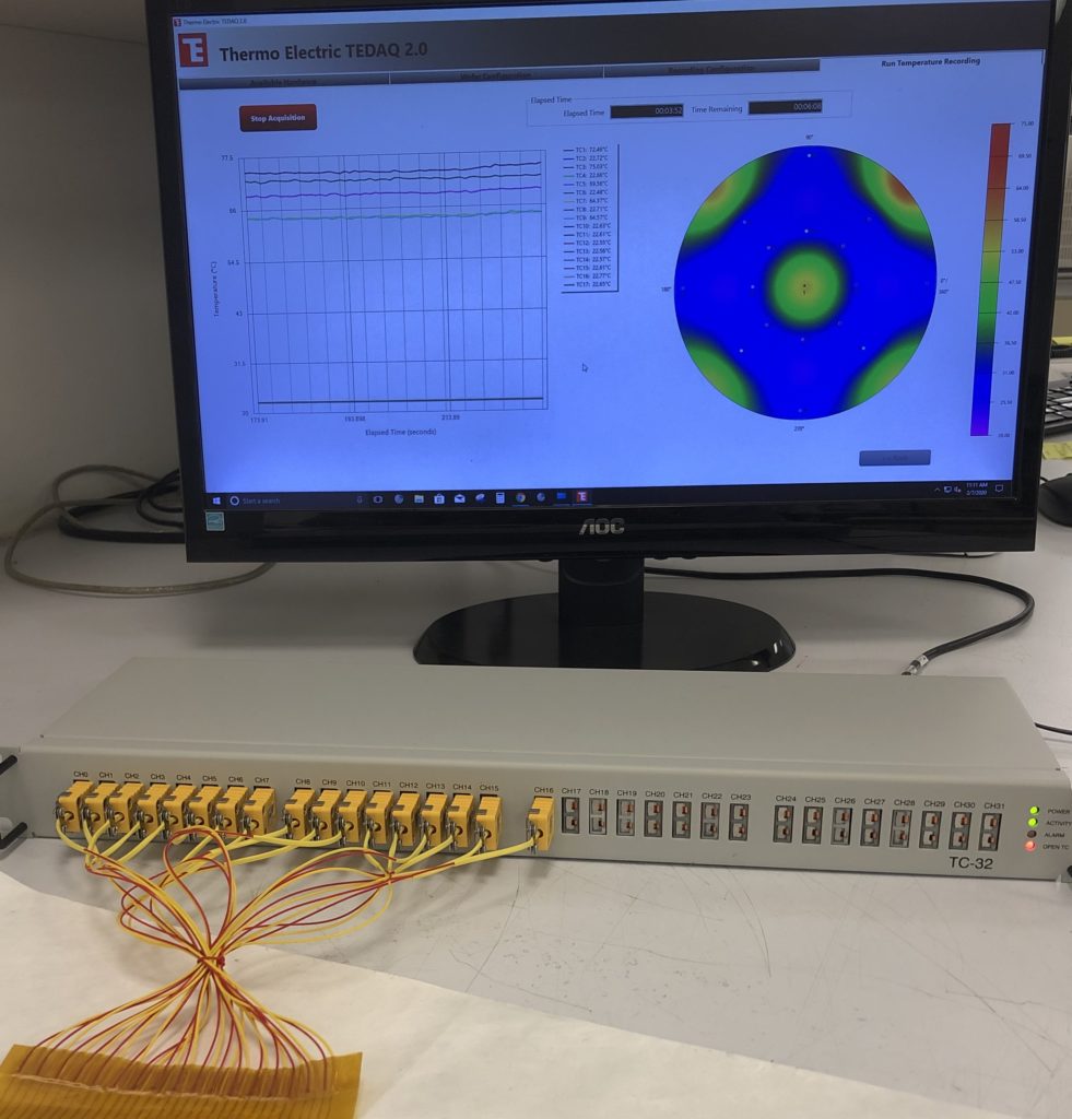 Instrumented Wafers Data Acquisition - Thermo Electric Company, Inc.