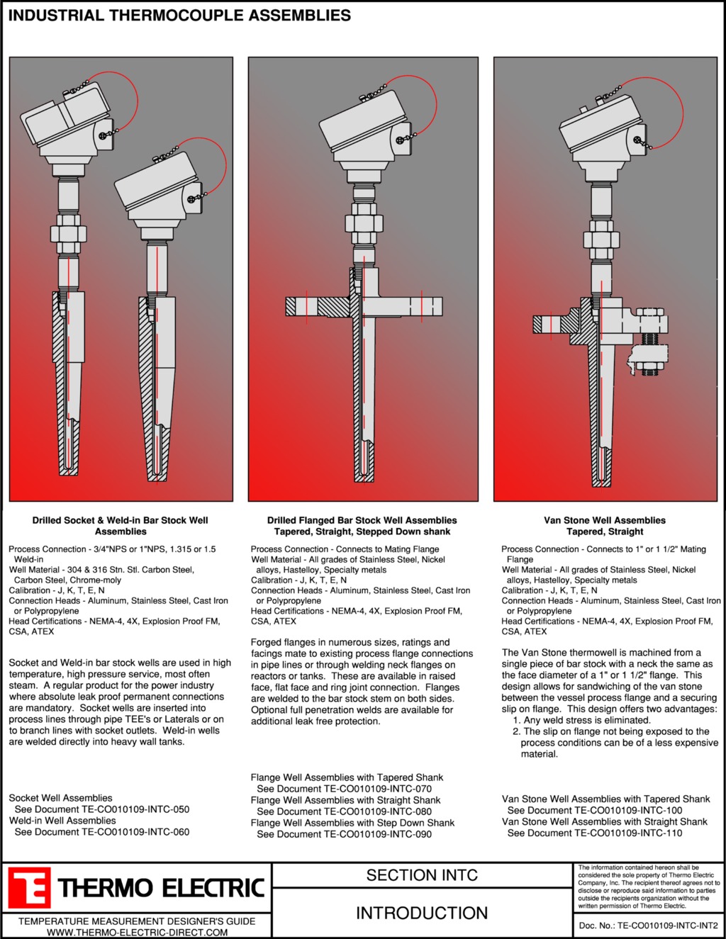 Industrial Thermocouple - Thermo Electric Company, Inc.
